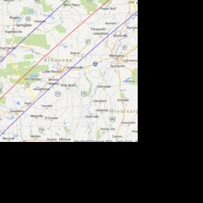 Total eclipse of the sun in SW Arkansas -- 10 years from today ...