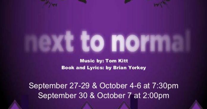 SAU Theatre staging musical "Next to Normal" September 27-October 7 ...