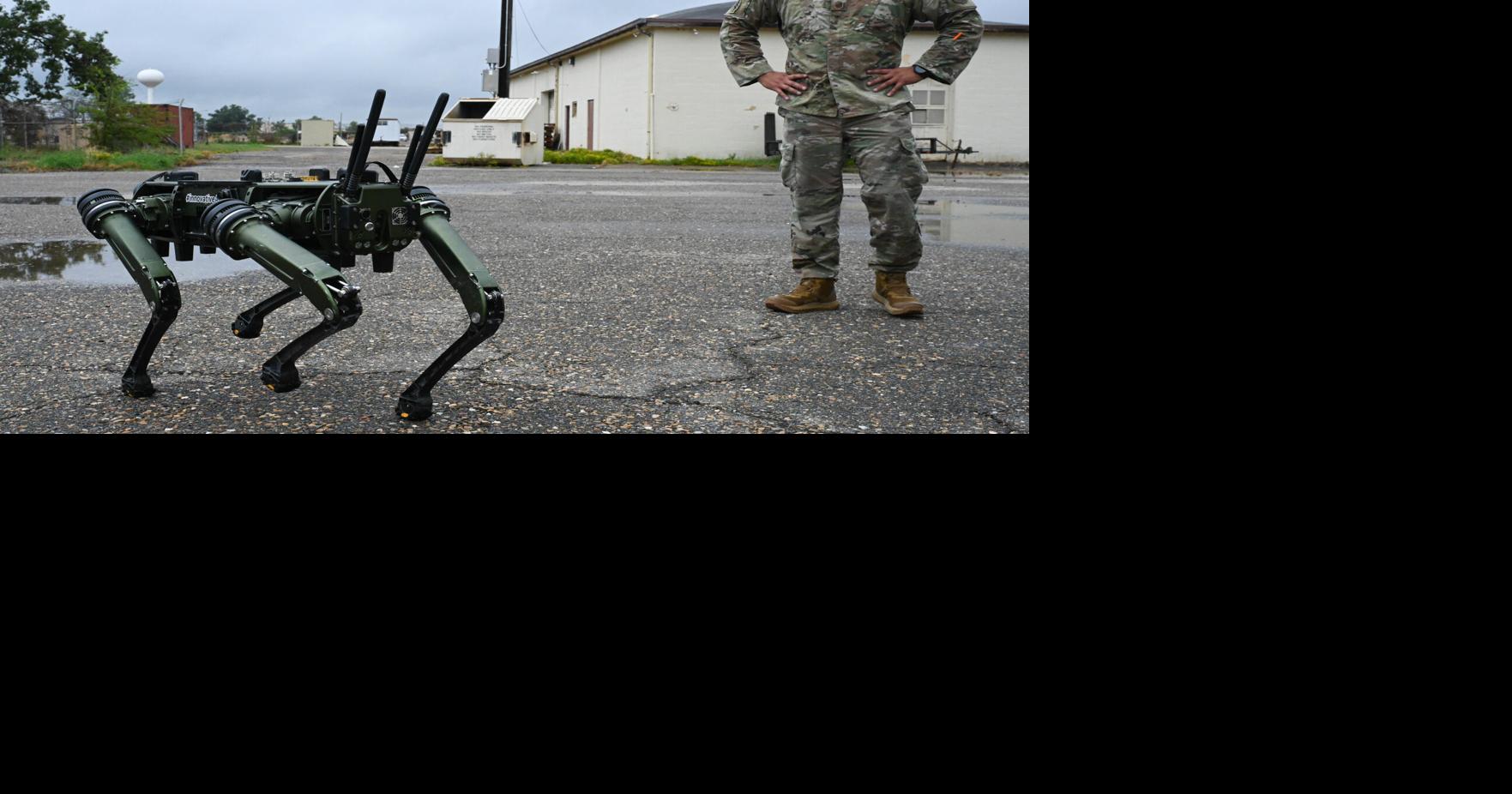 Robot dogs bring the bark to Barksdale | North Louisiana ...
