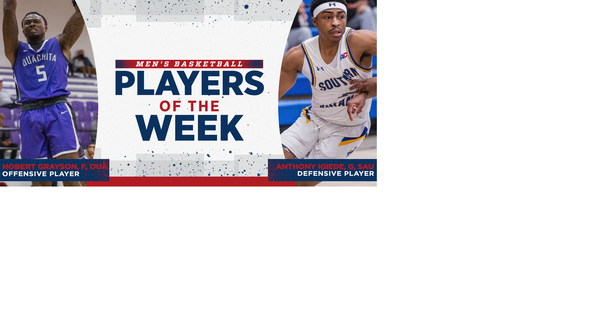Anthony Igiede GAC men's Player of the Week on defense | Southern ...