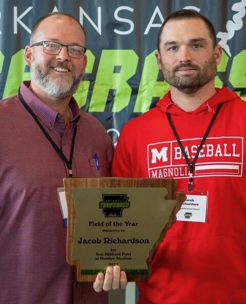 Coach Jacob Richardson honored with Arkansas Turfgrass Association ...