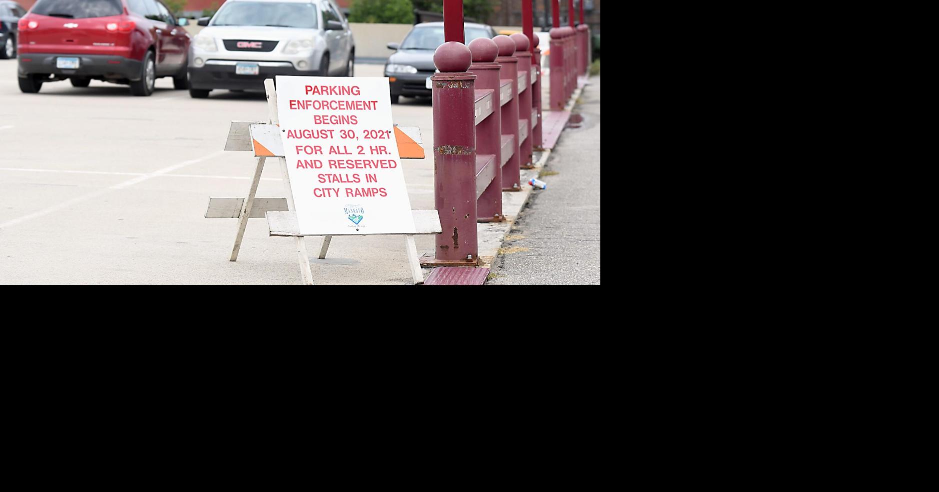 Time limits resume soon for downtown Mankato parking | Local News ...