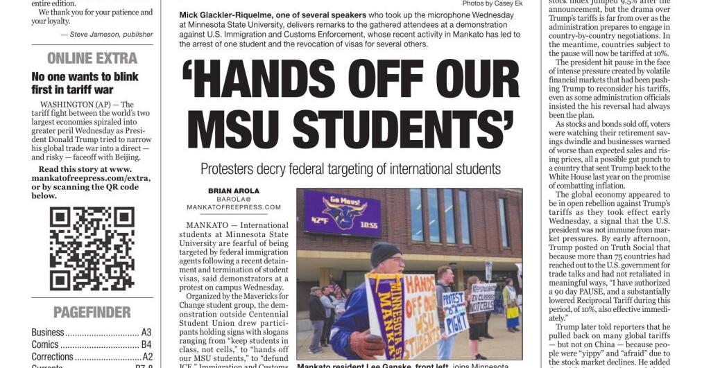 Mankato Free Press E-edition Thursday April 10 | Local News ...