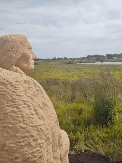 Sitting Bull statue placed overlooking prairie in Benson Park | Local ...