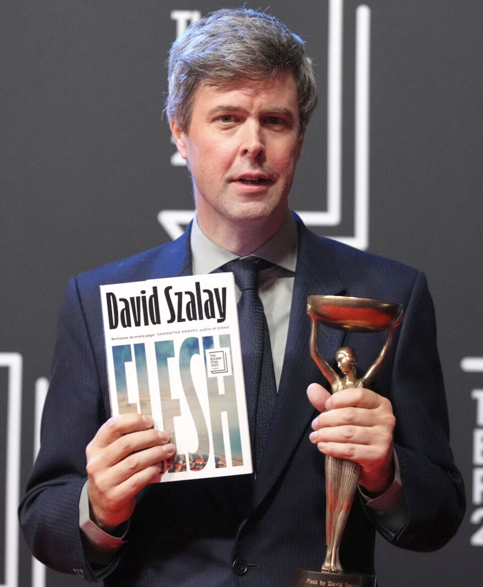 Writer David Szalay wins prestigious Booker Prize for fiction with his ...