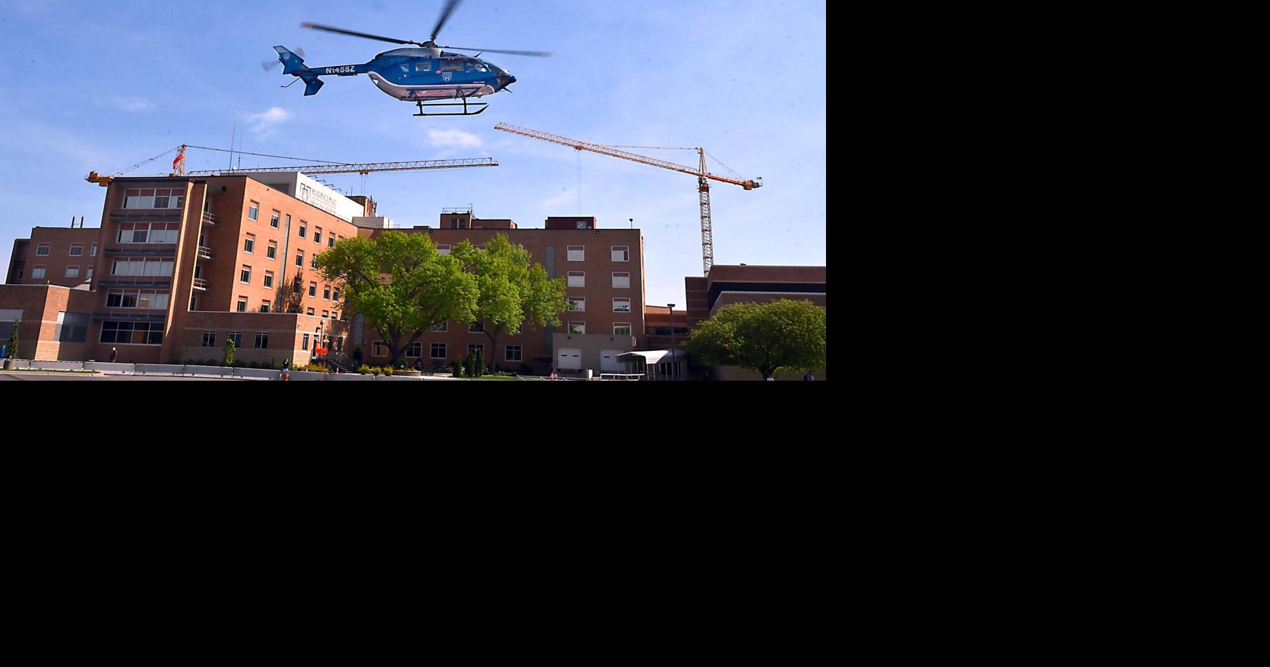 Mayo helicopter temporary pad | Local News | mankatofreepress.com
