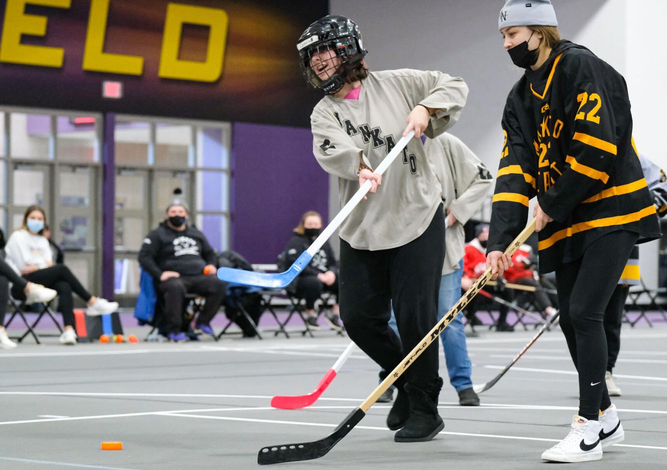 Adapted floor hockey match serves as informal end to Hockey Day events ...