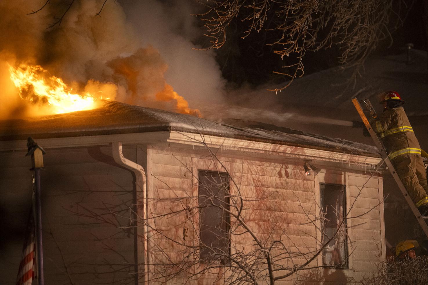 UPDATED: Fire damages North Mankato house; no one injured | Local News ...
