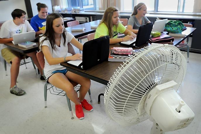 Some schools dealing with hot classrooms | Local News ...