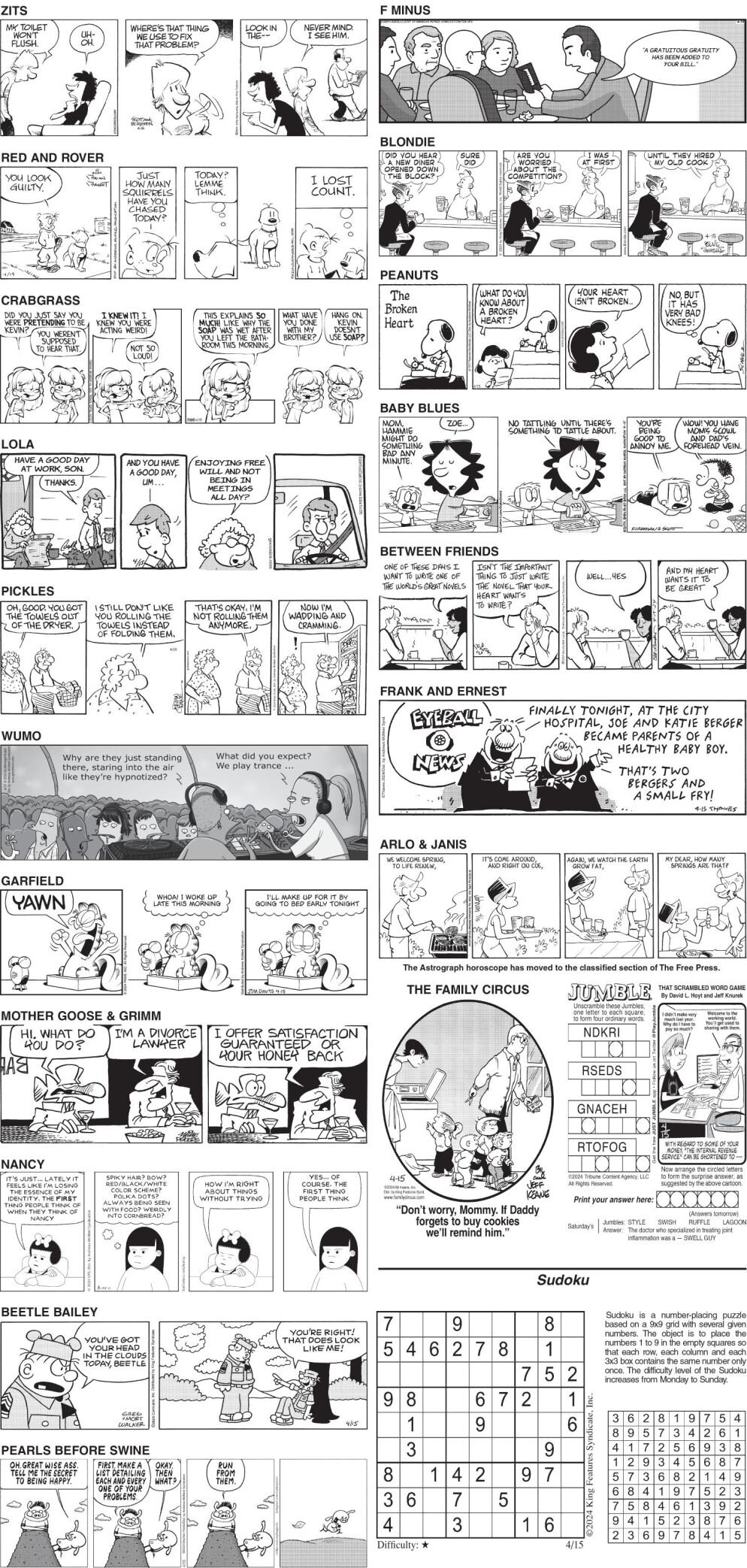 Monday Comics | Local News | mankatofreepress.com