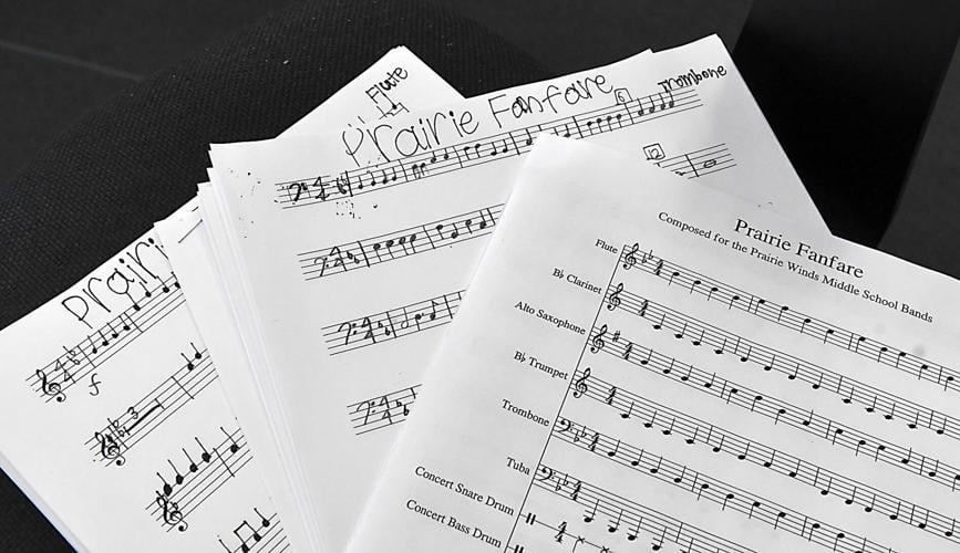 Prairie Winds Middle School students compose original music for band ...