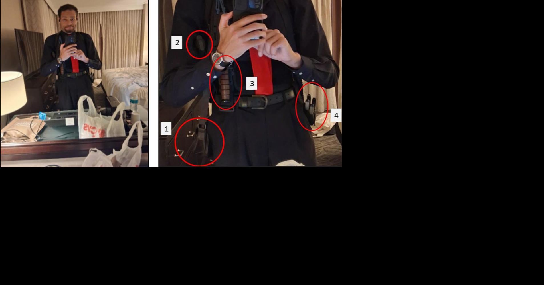 Man charged with trying to kill Trump took hotel room selfie before ...