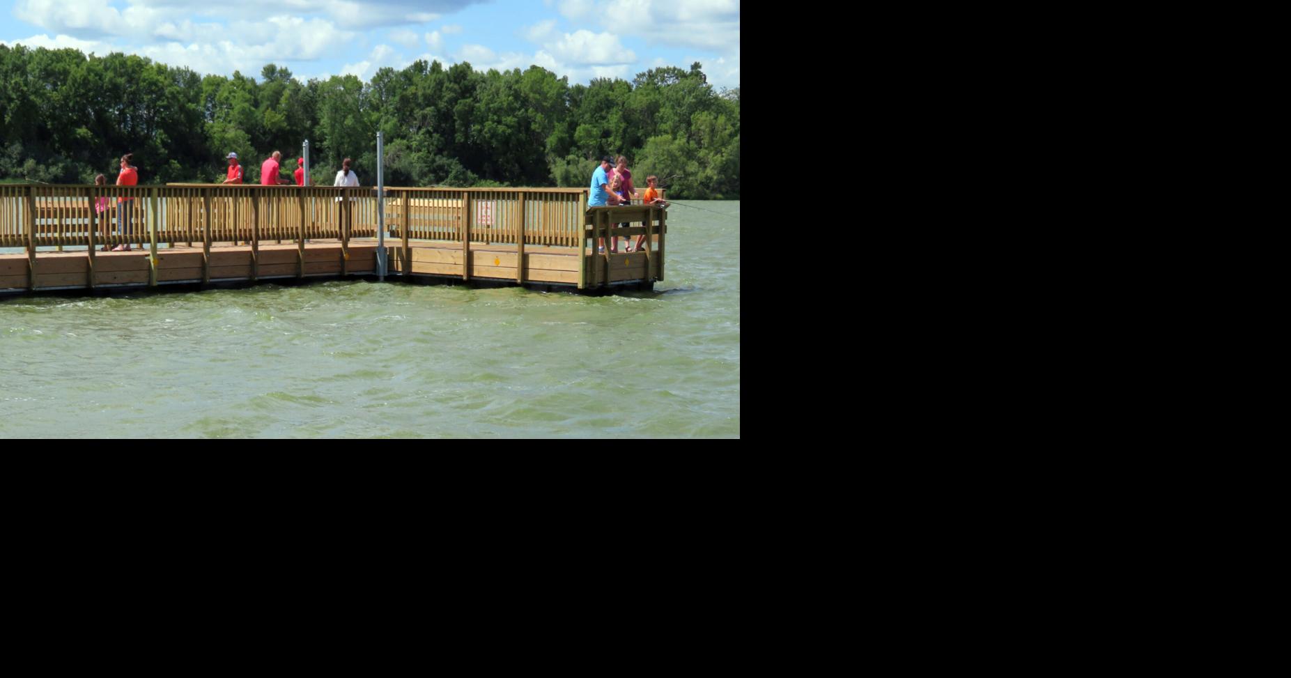 New Duck Lake fishing pier honors Hodapp family | Local News ...