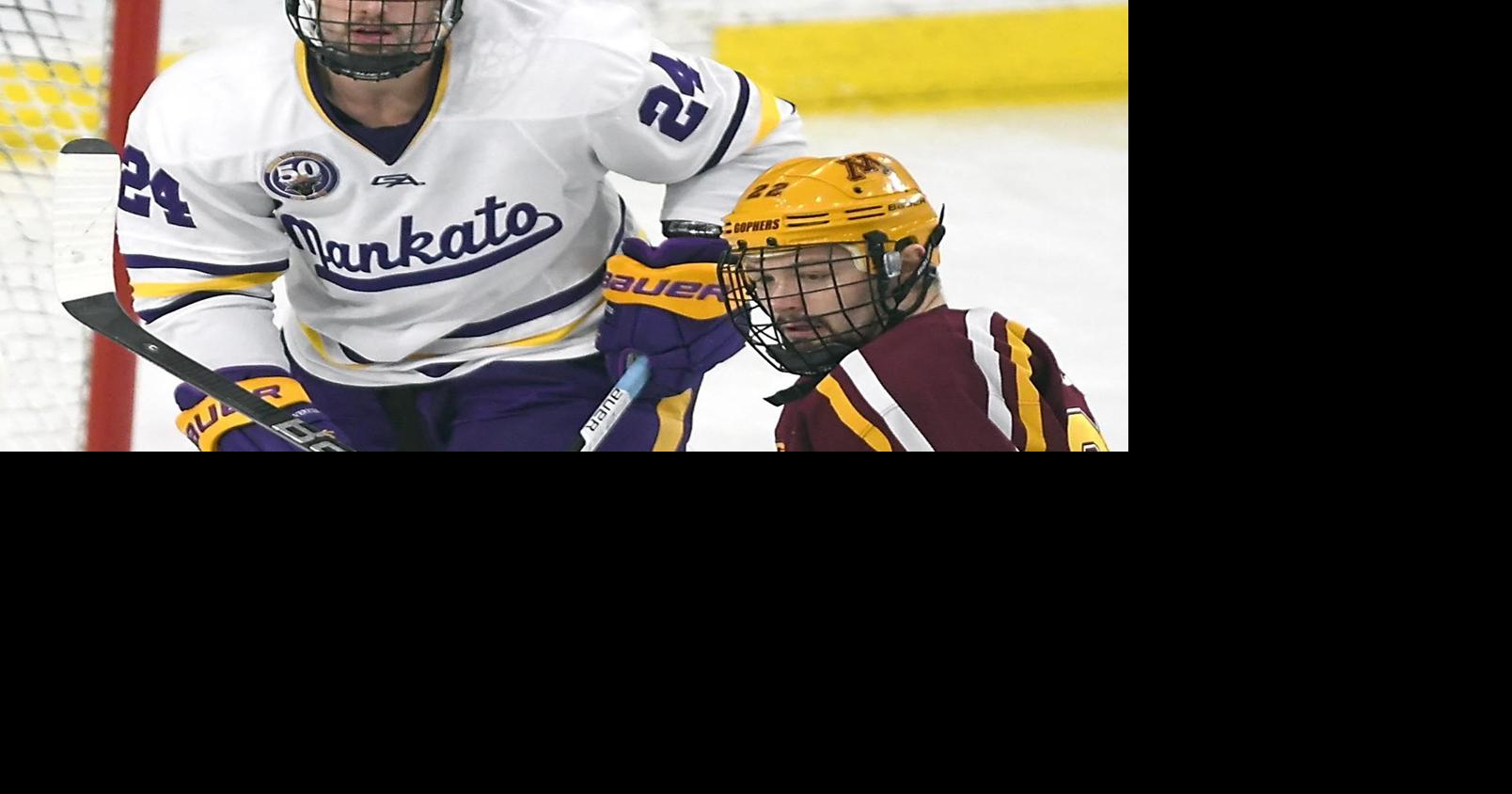 Shot-blocking Hookenson turning into top D-man for Mavericks | MSU men ...