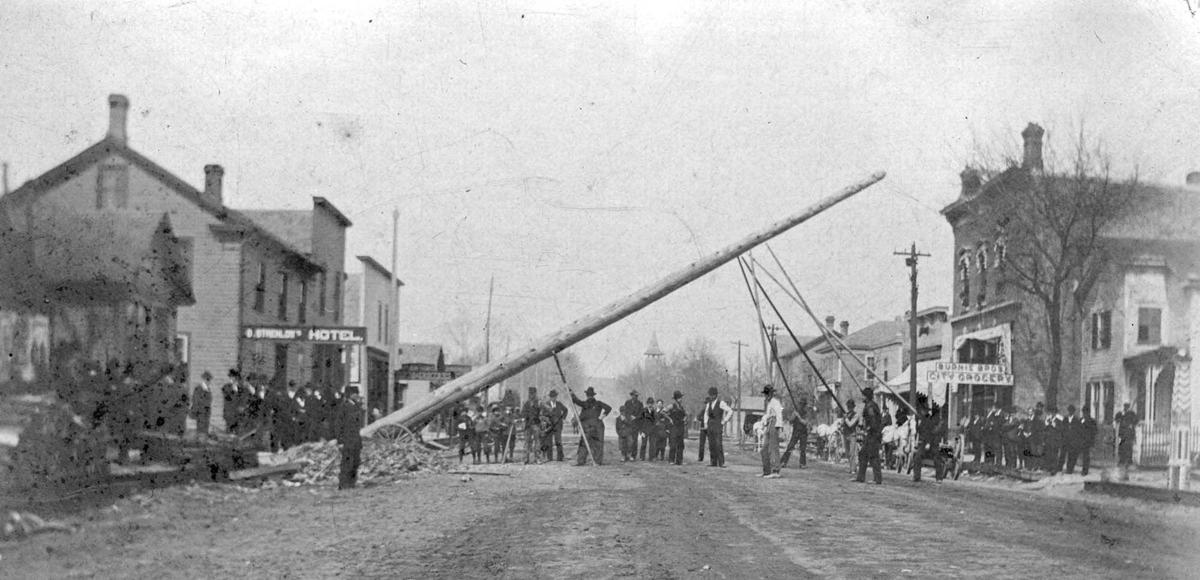 Glimpse of the Past: St. Peter's first electric street lights installed ...