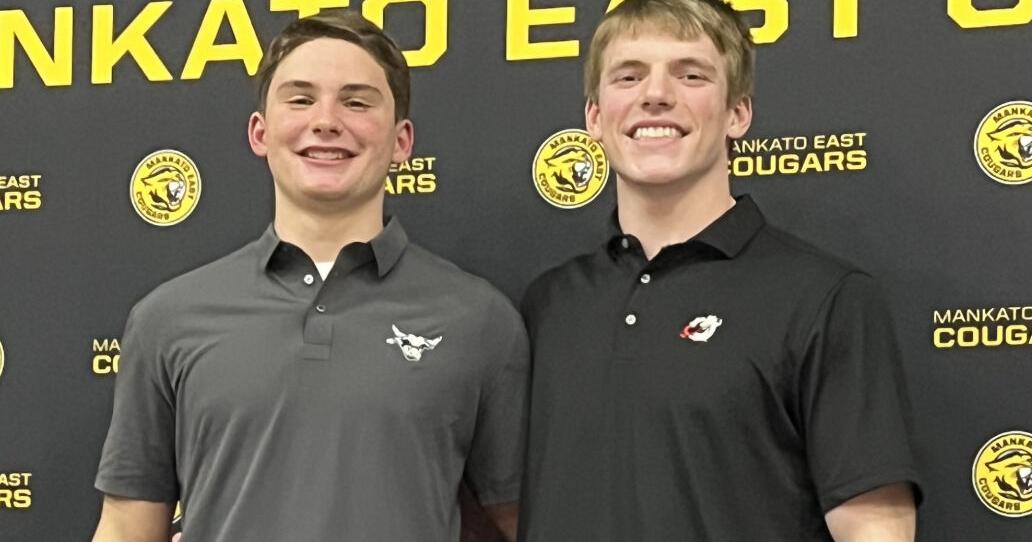 Five Mankato athletes sign to play college football | Local Sports ...