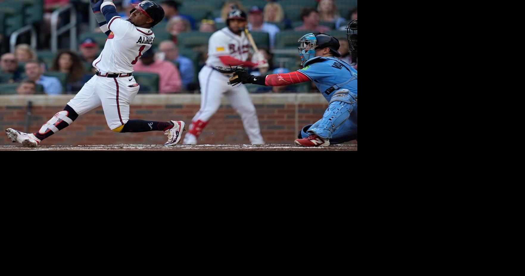 Matt Olson homers, Bryce Elder bounces back to lead Braves past Blue ...