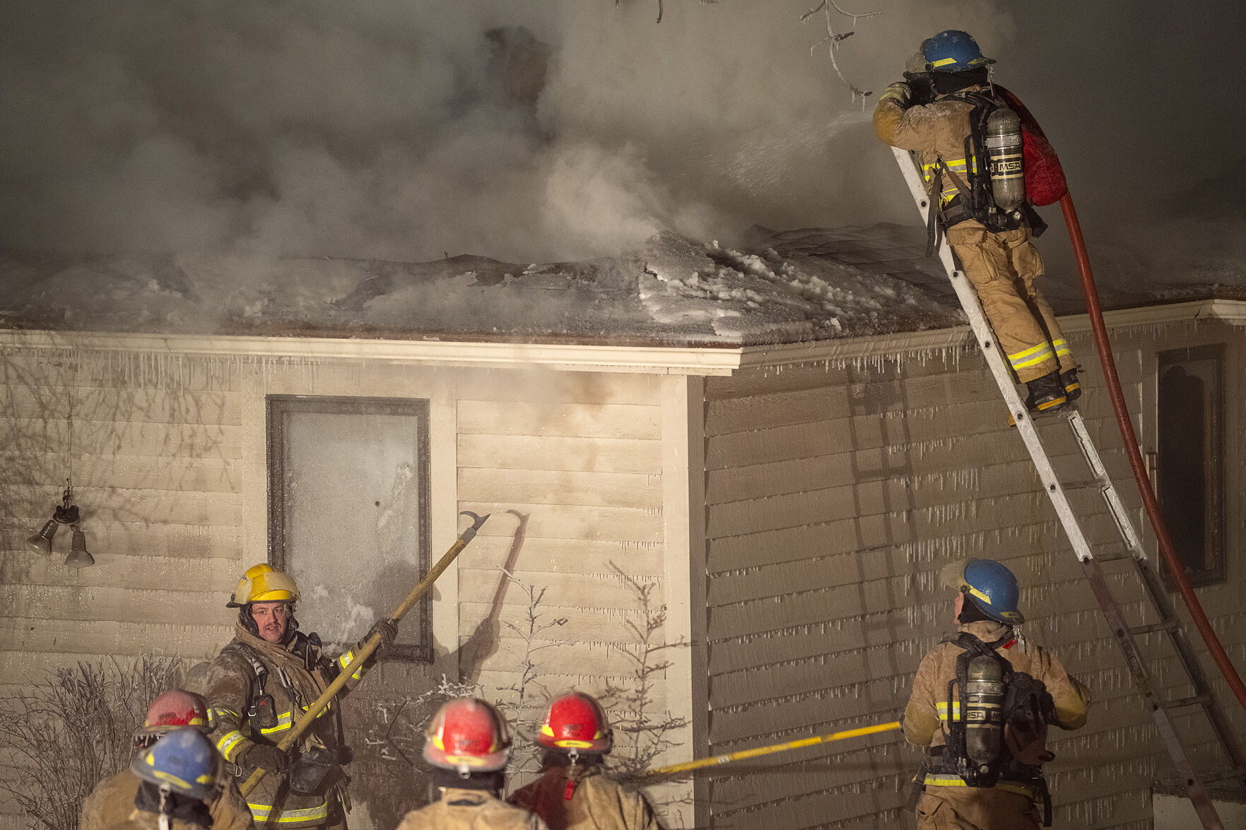 UPDATED: Fire damages North Mankato house; no one injured | Local News ...