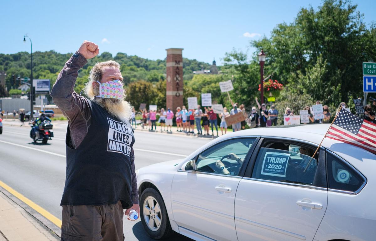 500 protesters launch counter-offensive to Trump rally | News ...