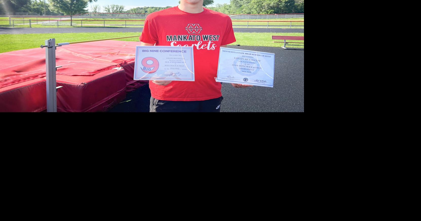 Mankato West high jump prospect Logan McCollum leaps into the spotlight ...