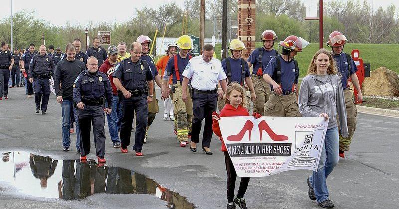 To raise awareness, club hosts walk in her shoes | Local News ...