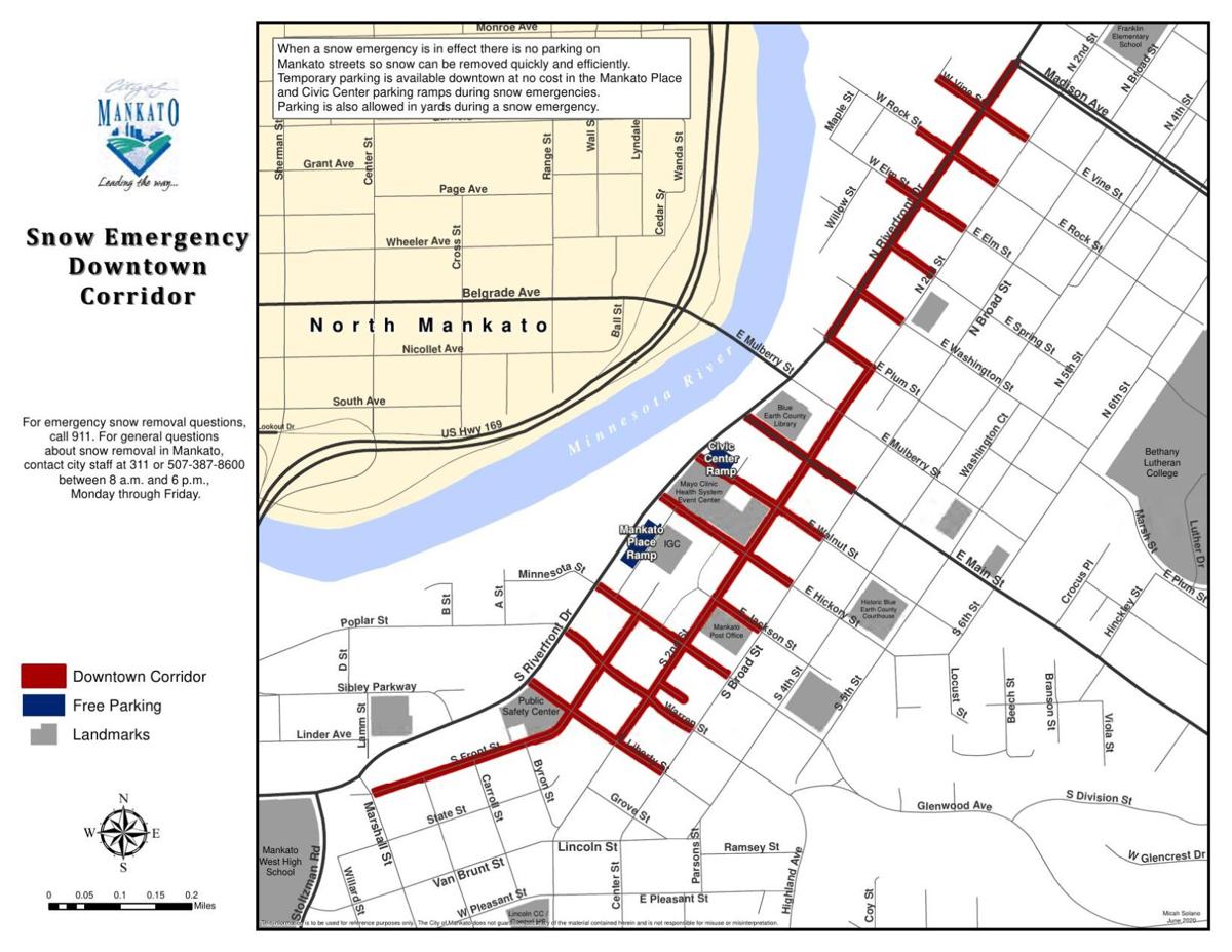 Downtown street parking temporarily prohibited for snow removal | Local ...