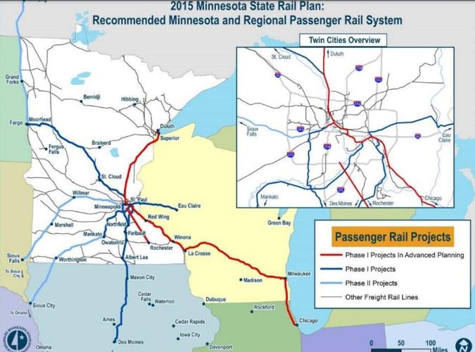 Mankato declines to push for passenger rail connection | Local News ...