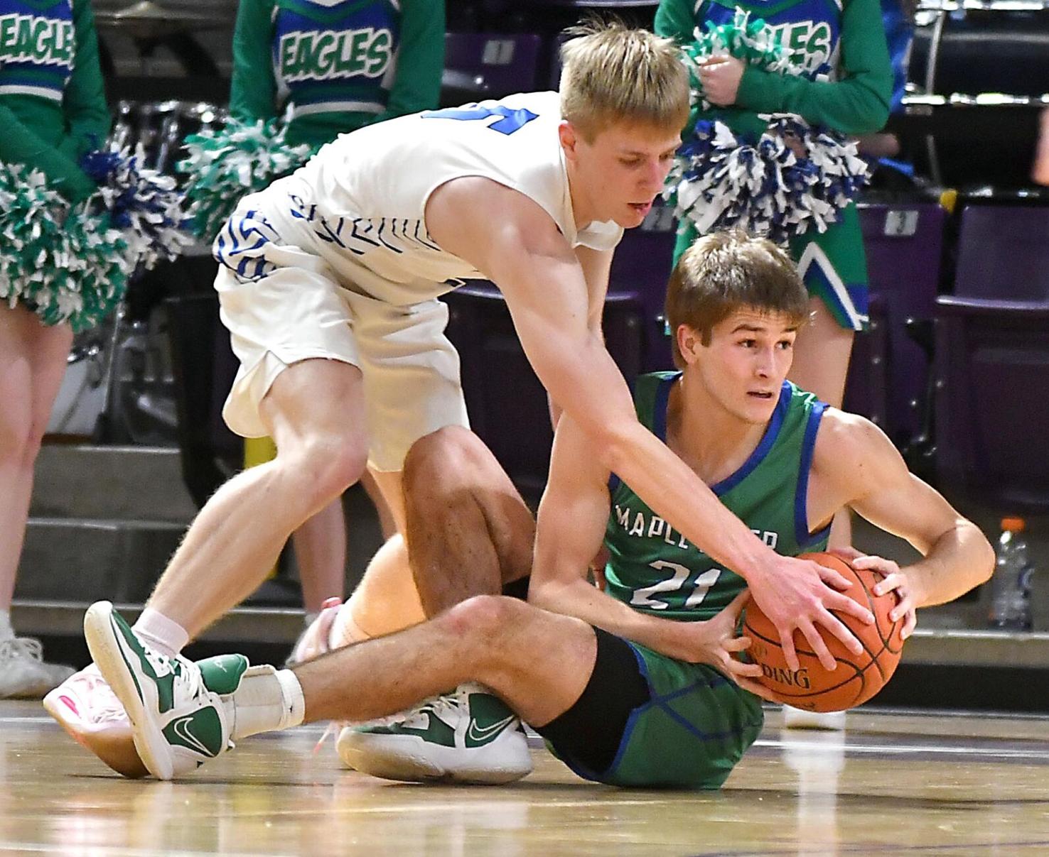 PHOTOS: Maple River boys basketball v. Lake Crystal-Wellcome Memorial ...