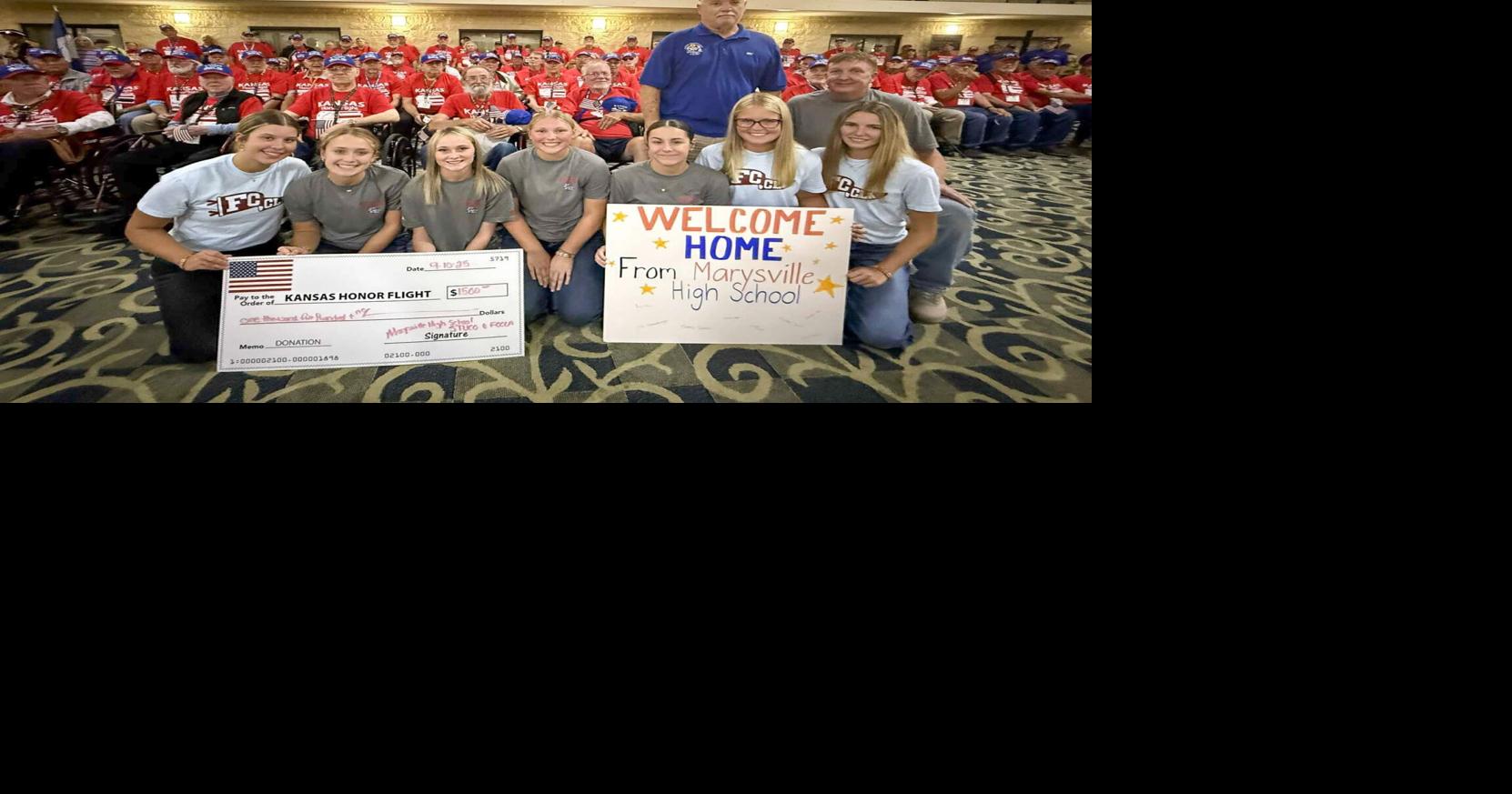 MHS students welcome Honor Flight veterans home | News ...
