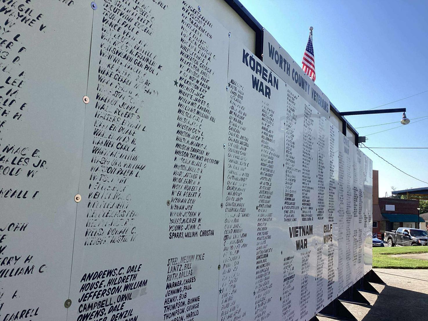 Group working to restore Veterans Memorial Wall | Times-tribune ...