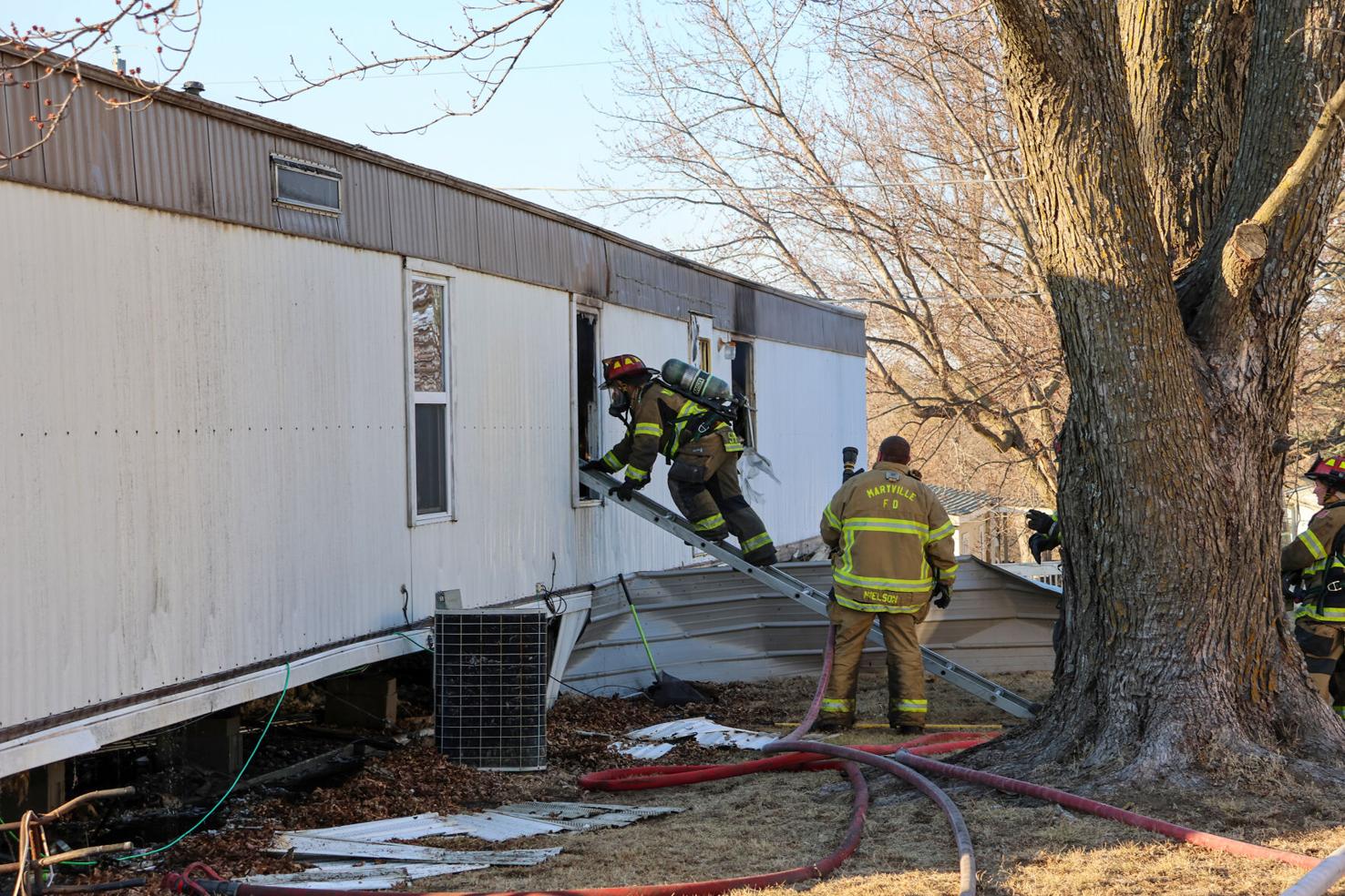 Fire consumes mobile home in Pine Ridge Trailer Court | News ...