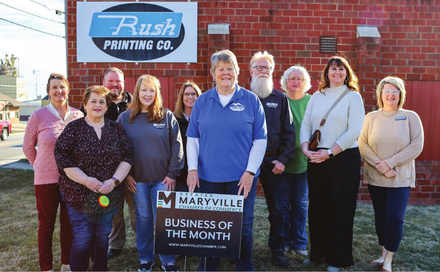Chamber Ambassadors select Rush Printing as February Business of the ...