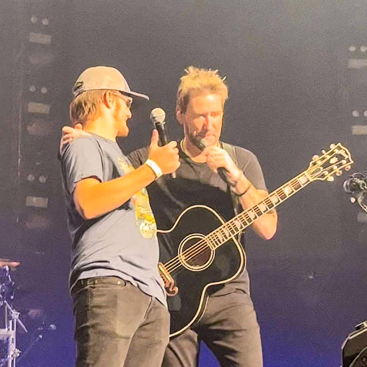 Local performer takes stage with Nickelback in KC | Times-tribune ...