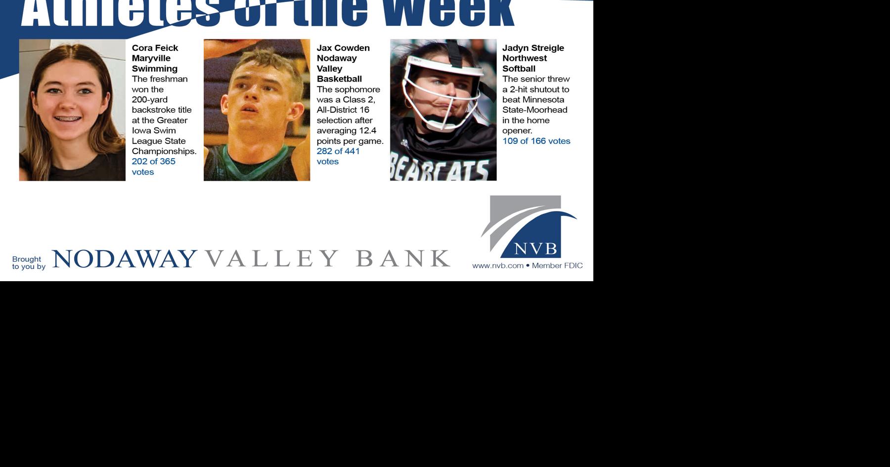 AOTW: Feick, Cowden, Streigle | Athletes of the Week | Maryville Forum