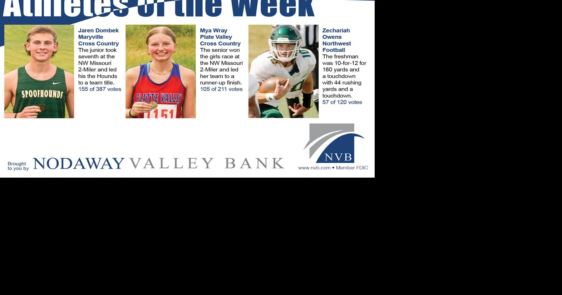 AOTW: Dombek, Wray, Owens | Athletes of the Week | Maryville Forum