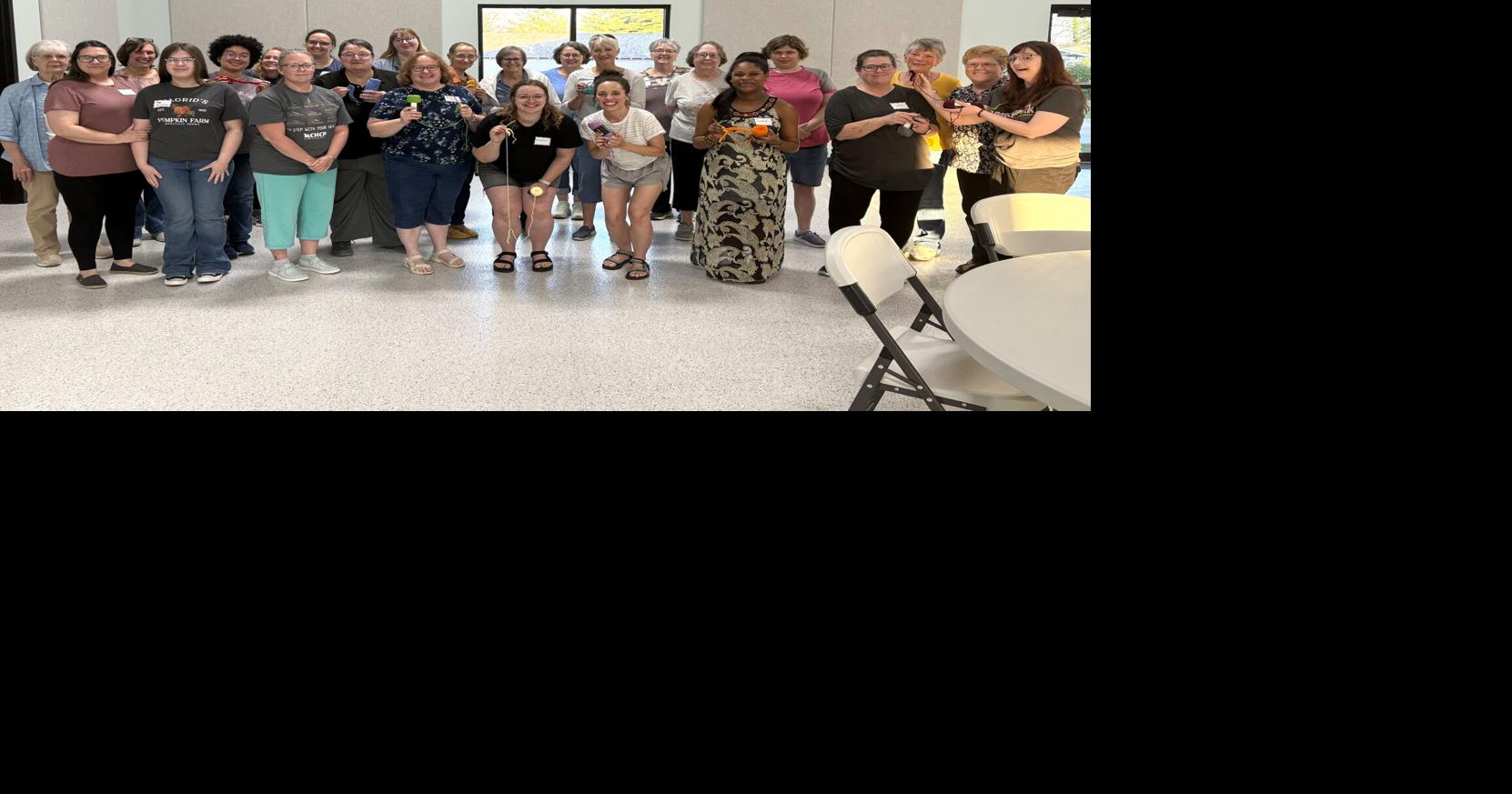 21 learn to crochet at library program | Multimedia | Maryville Forum