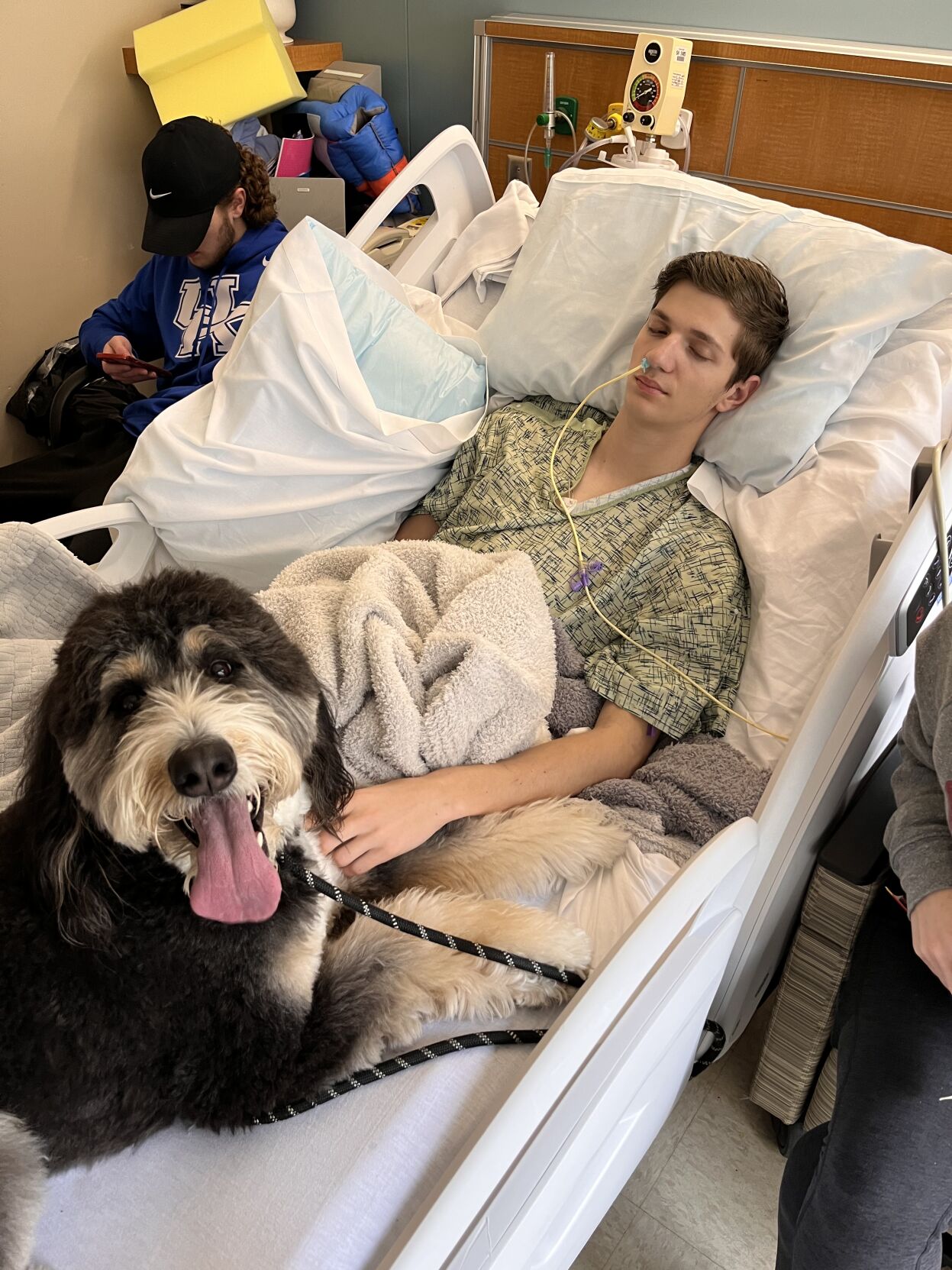 Local fraternity helps member injured in crash who walked back onto ...