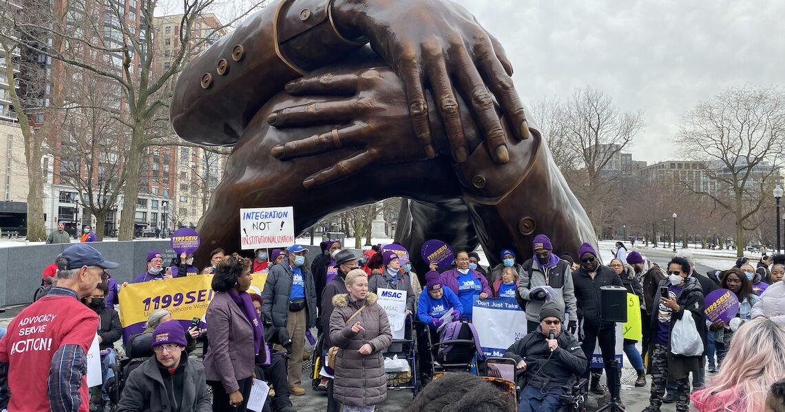 Home care workers rally to demand better wages and benefits | News ...