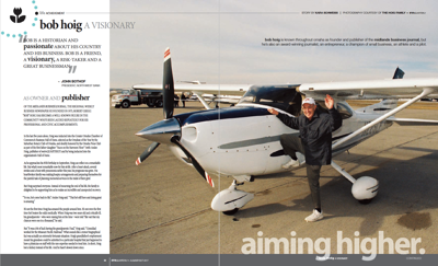 Aiming Higher. | The Magazine | mbj.com