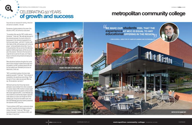 Metropolitan Community College FALL 2024 Issue | Cover Stories | mbj.com