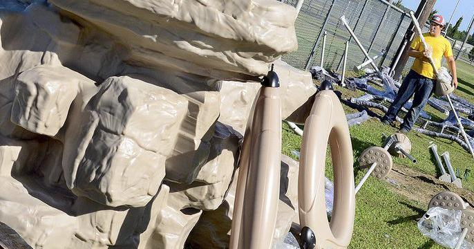 New playground at Mike Deak Walking Track almost ready | Local News ...