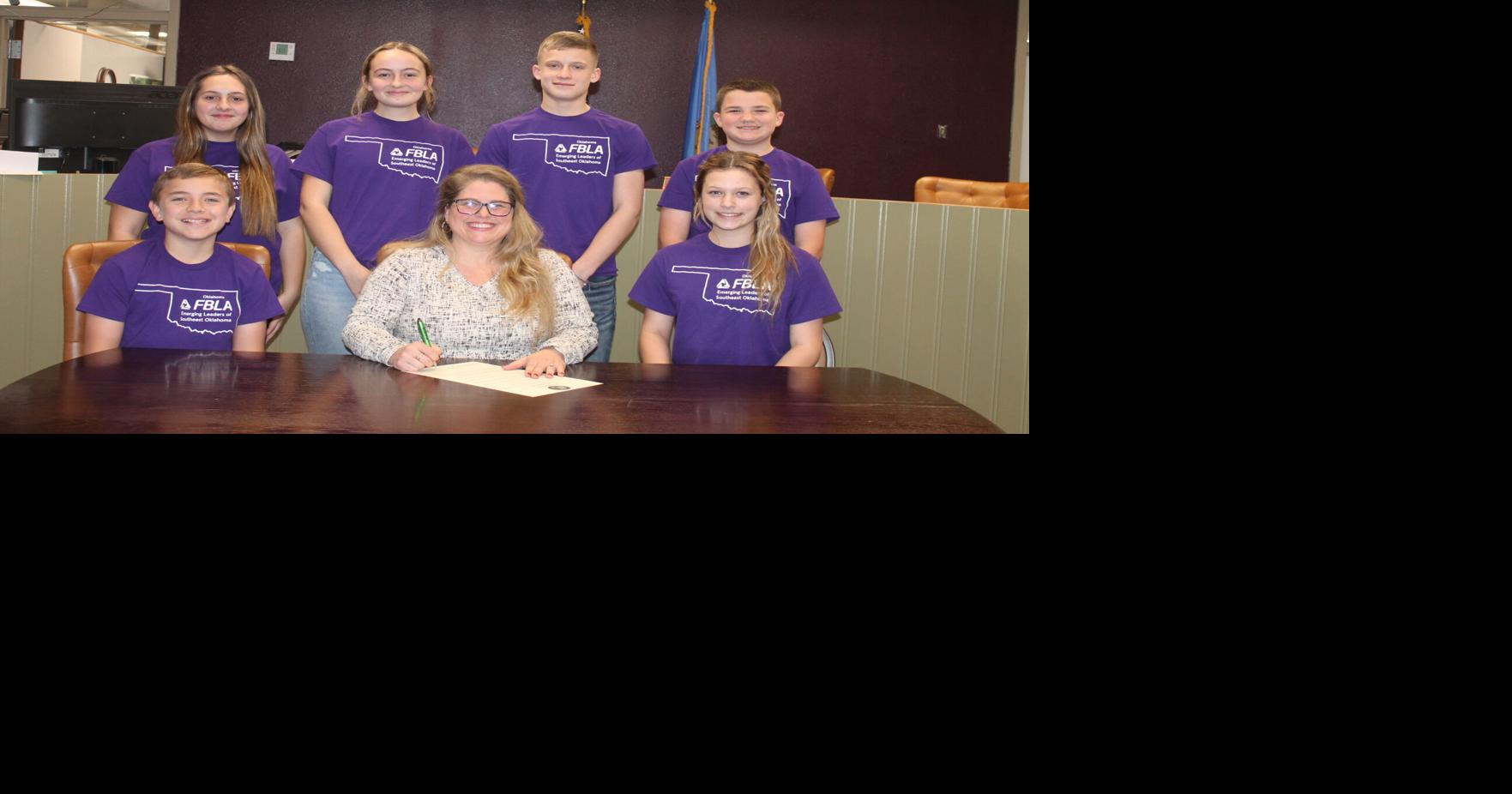 Emerging Leaders of Southeast Oklahoma FBLA Celebrate FBLA Week | News ...