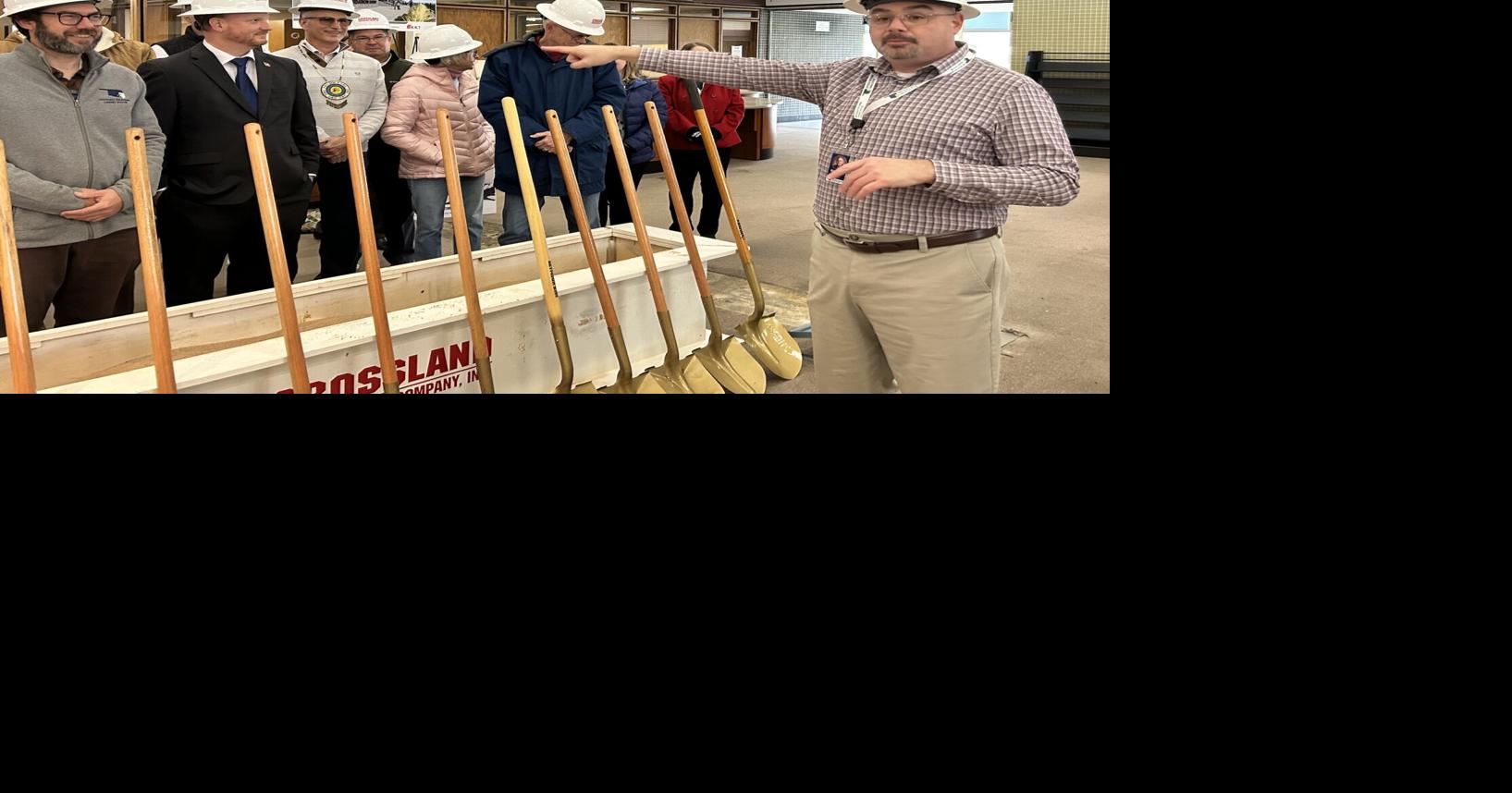 Library renovation launched with groundbreaking | News | mcalesternews.com