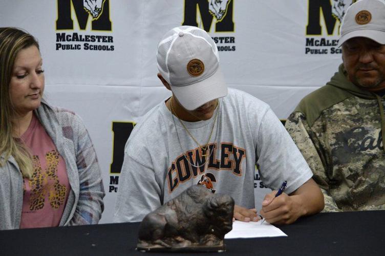 HS BASEBALL: McAlester's Bryson Martin signs with Cowley College ...