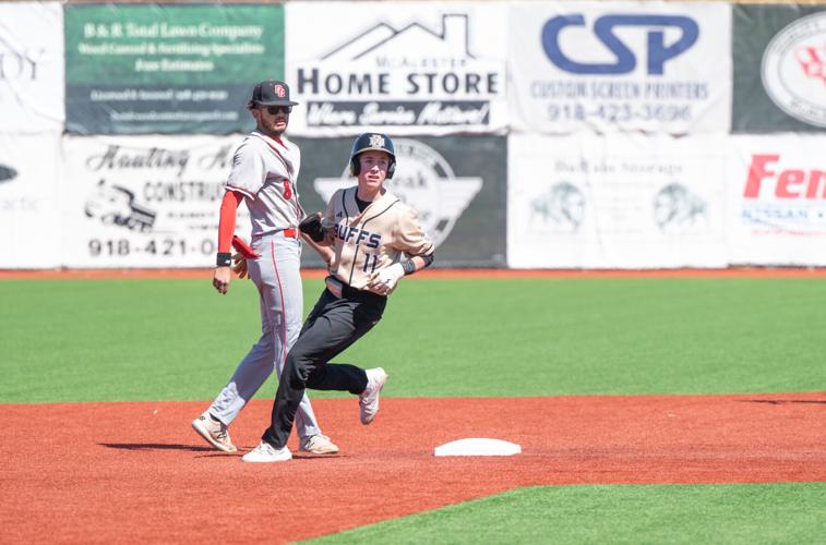 Buffs sweep district series over Del City, Mullins throws no-hitter ...