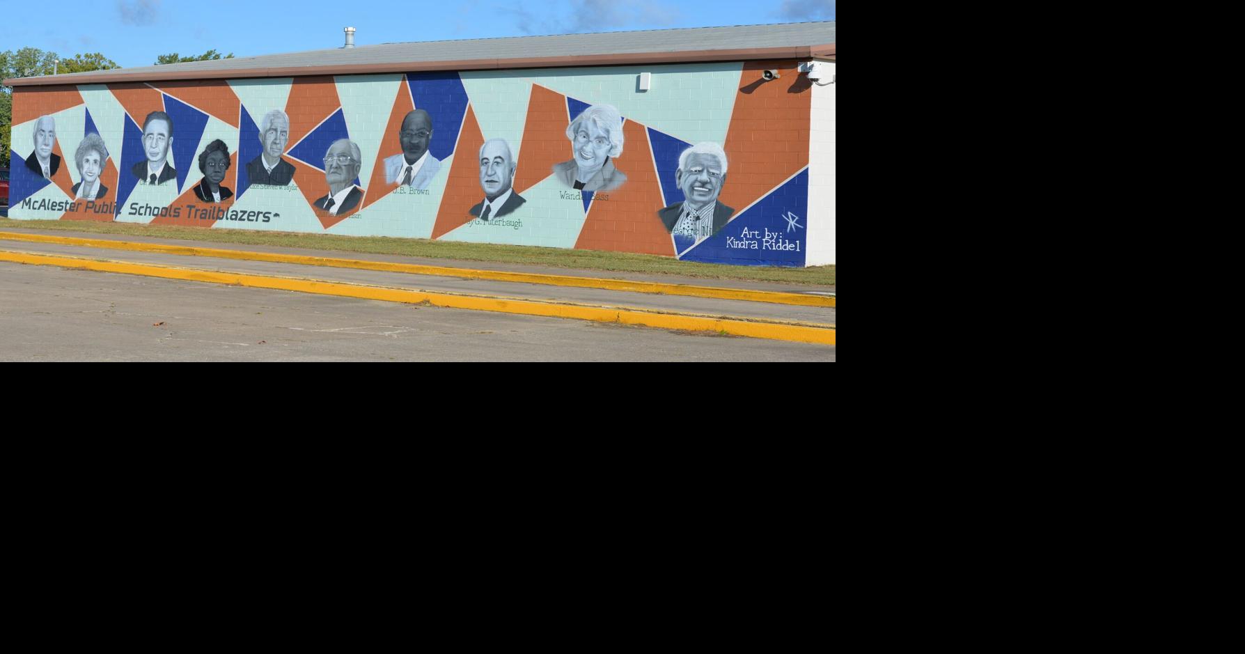 New mural honors 10 MPS 'Trailblazers' | News | mcalesternews.com