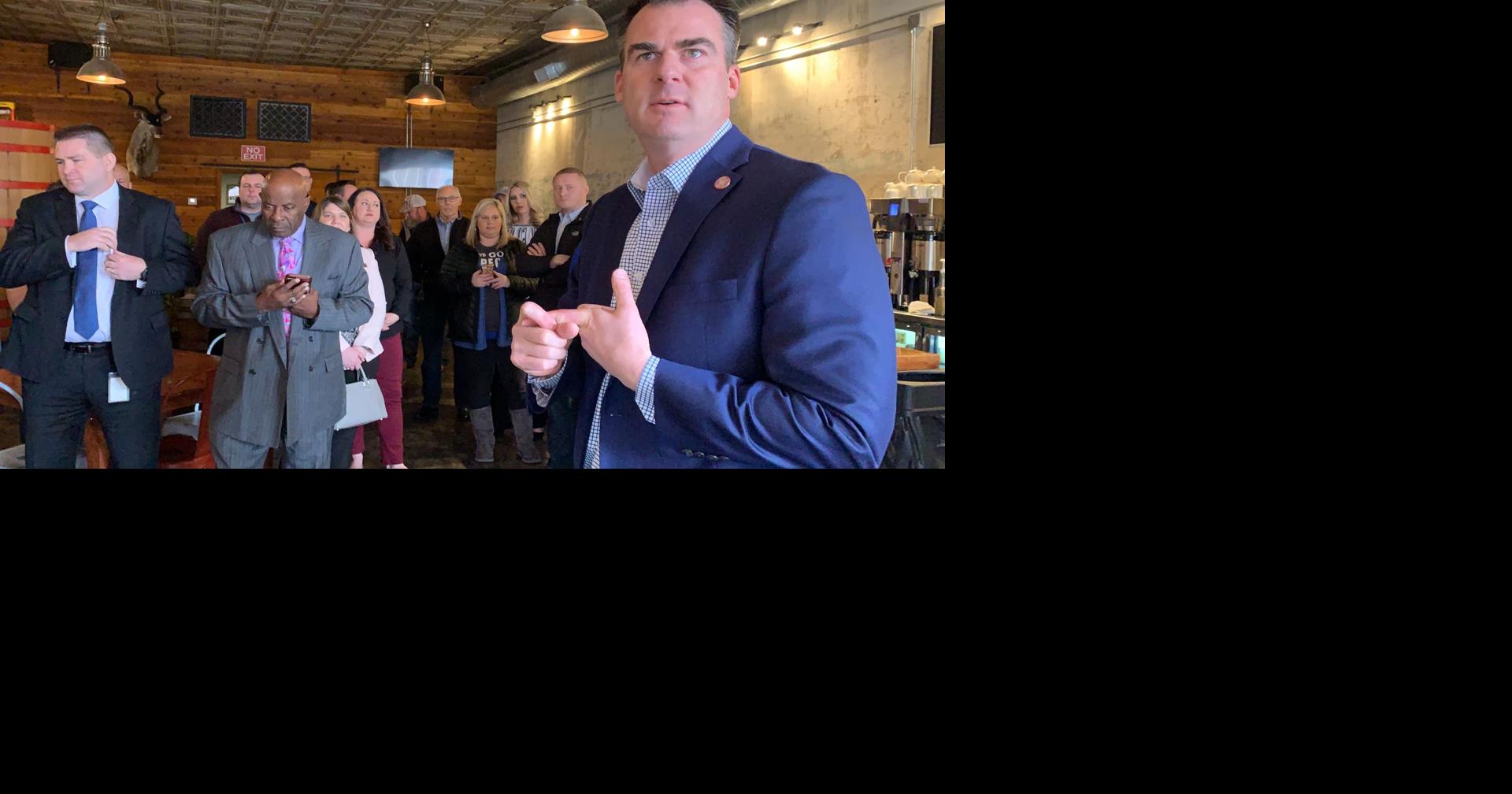 Gov. Stitt discusses policies during McAlester visit | Gallery ...