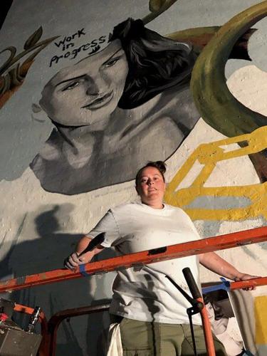 Flying high: Mary Blair mural closer to completion | Local News ...