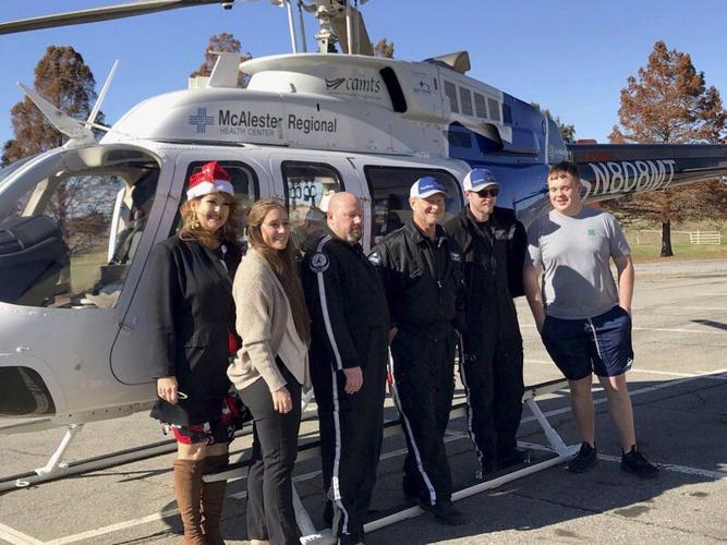 AirCare crew surprises McAlester student with flight in brother's honor ...