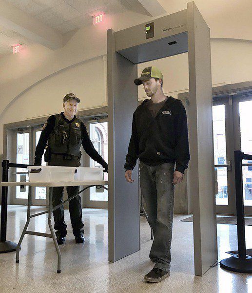 Metal detectors set up at county courthouse | Local News ...